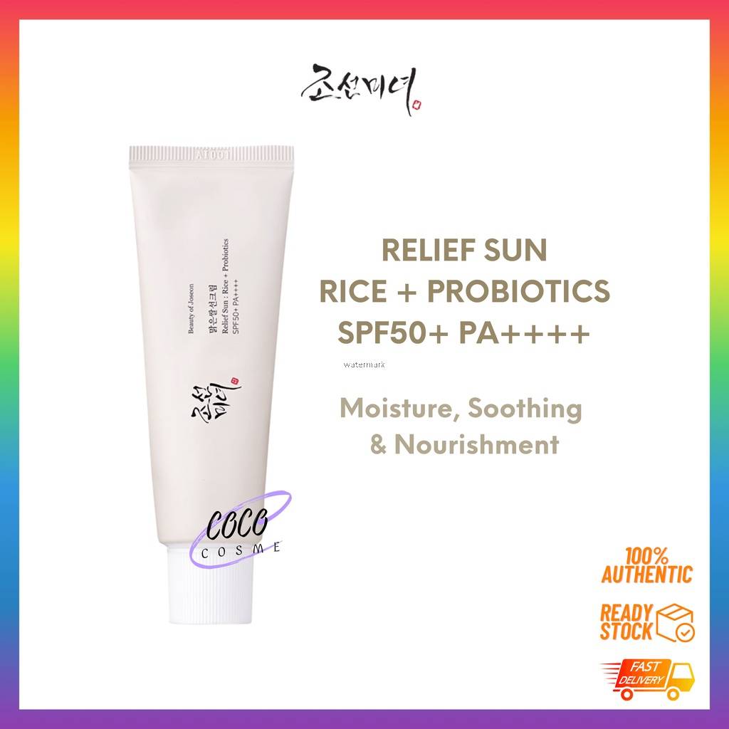 BEAUTY OF JOSEON Relief Sun : Rice + Probiotics (SPF50+ PA++++) 50ml